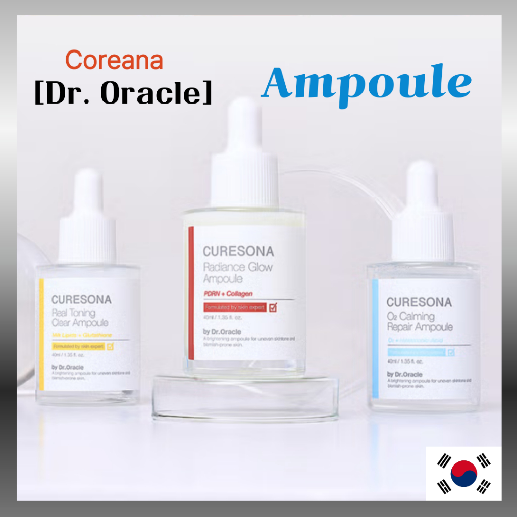 [Dr . Oracle] Radiance Glow/Real Toning Clear/Ampola Reparadora Calmante O2-40ml (3 Tipos ...