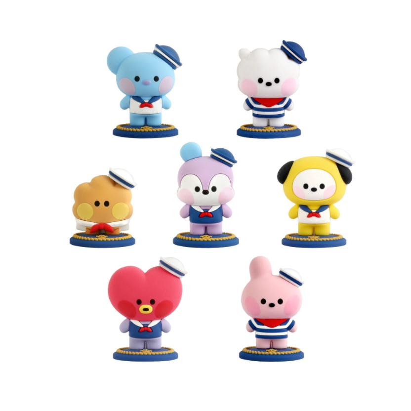 BTS BT21 minini MARINE Oficial Figura Autêntica | Shopee Brasil