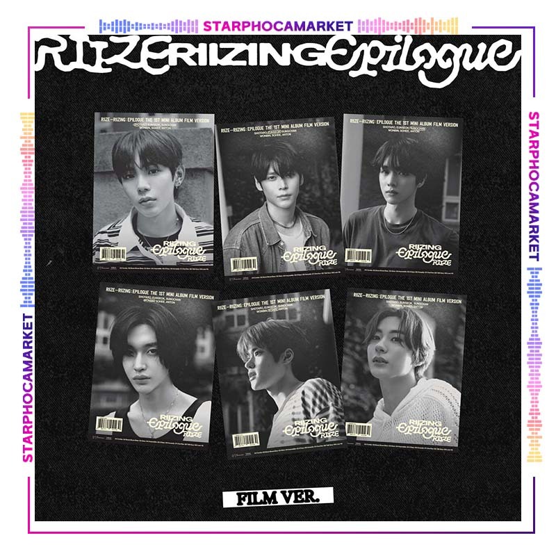 RIIZE - 1st Mini Album : RIIZING : Epilogue FILM Ver. | Shopee Brasil
