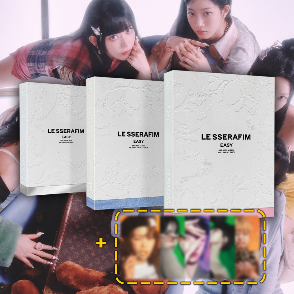 [GIFT] LESSERAFIM 3rd Mini Album EASY Standard Ver | Shopee Brasil