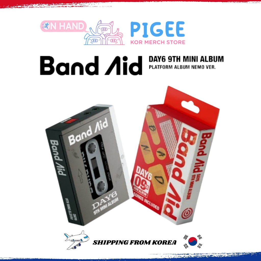 DAY6 - [ BAND AID ] 9TH MINI ALBUM (PLATFORM Ver.) | Shopee Brasil