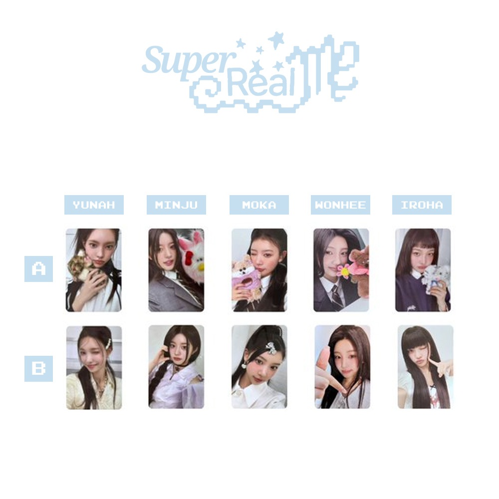 ILLIT 1st Mini album SUPER REAL ME Weverse Album Photocard | Shopee Brasil