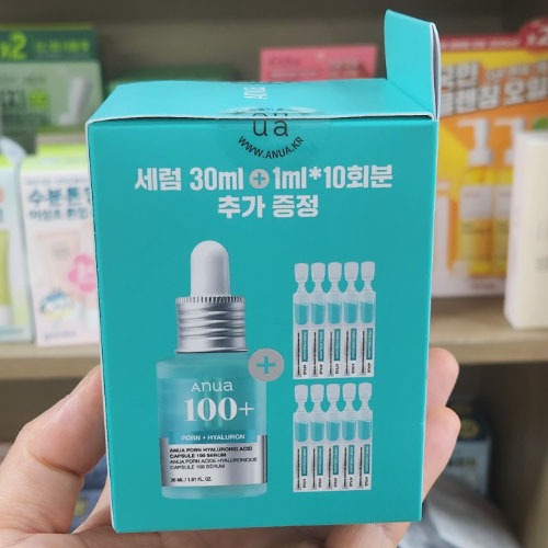 [30ml + 1ml x 10 EA] Anua PDRN Hyaluron Capsule 100 Soro | Shopee Brasil