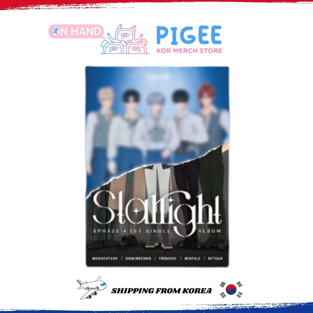 SPHAZE - [ STARLIGHT ] 1ST SINGLE ALBUM (POCA ALBUM Ver.) | Shopee Brasil