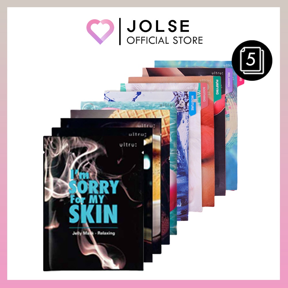 Sinto Muito Pela Minha Máscara De Gelatina De Pele/Folha De pH 5.5 * 5ea | Shopee Brasil