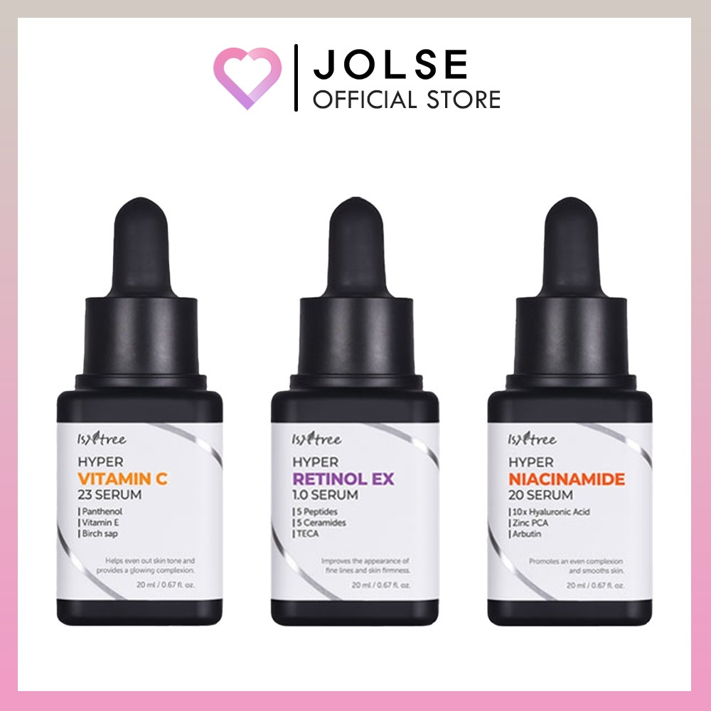 Isntree Hyper Niacinamida 20 Soro 20ml/Retinol Ex 1.0 Vitamina C 23 | Shopee Brasil