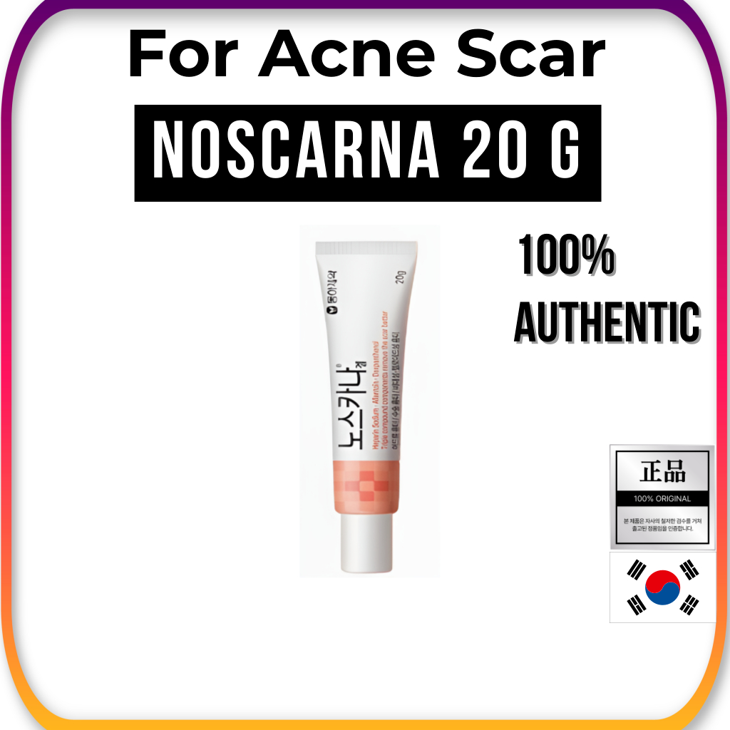 [Dong A Farmacêutico] Noscarna Gel 20g Pomada Para Cicatrizes De Acne ...