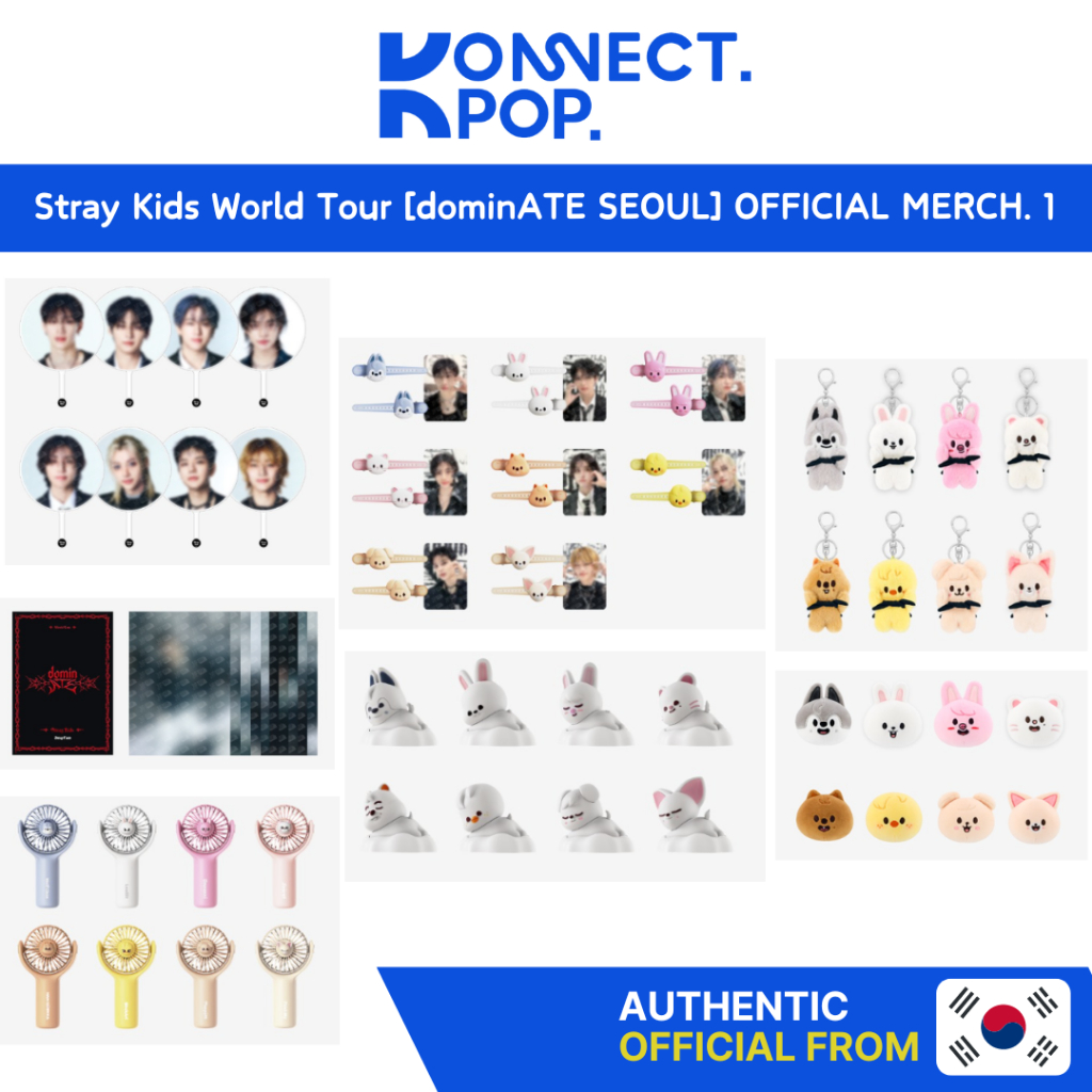 STRAY KIDS - World Tour [dominATE SEOUL] OFFICIAL MD.1 | Shopee Brasil