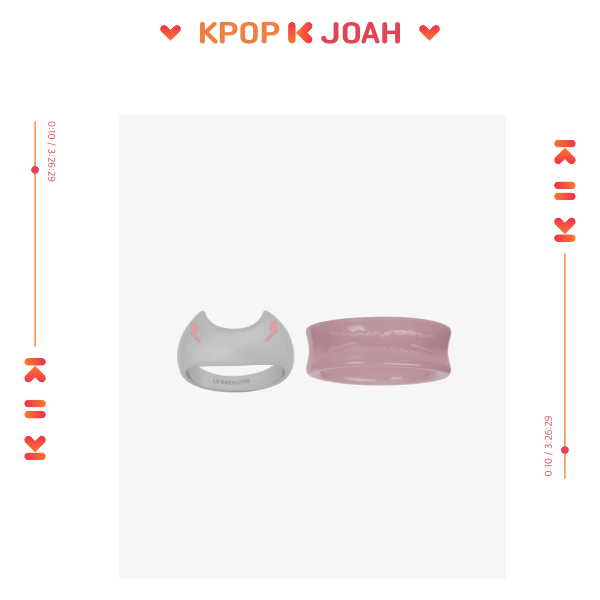 (RING SET) LE SSERAFIM 2024 OFFICIAL MERCH (9th Oct.2024) | Shopee Brasil