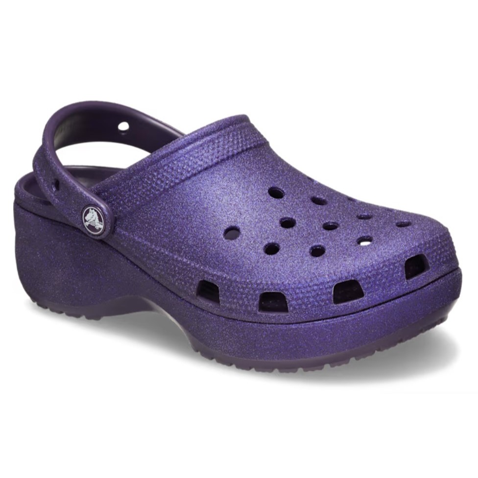 CROCS Plataforma Clássica Brilhante Mulheres Entupidas 207241 Em Íris ...