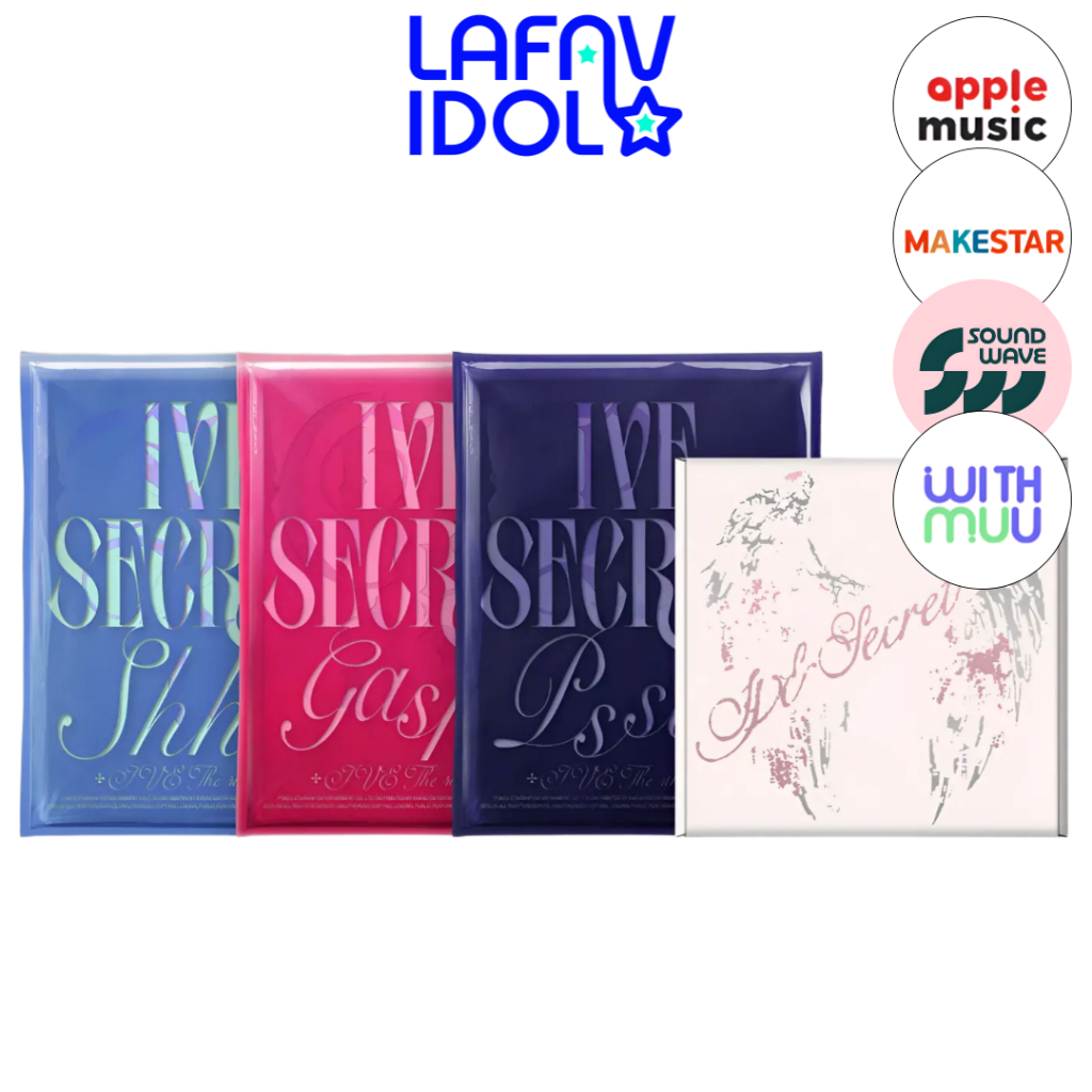 [IVE] THE 4th EP : IVE SECRET (VER / LOVED IVE ver.) | Shopee Brasil