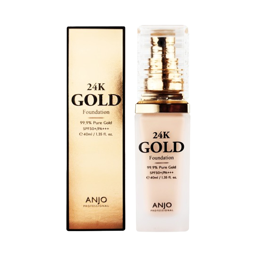 Anjo 24k Gold Foundation 40ml 2colors | Shopee Brasil