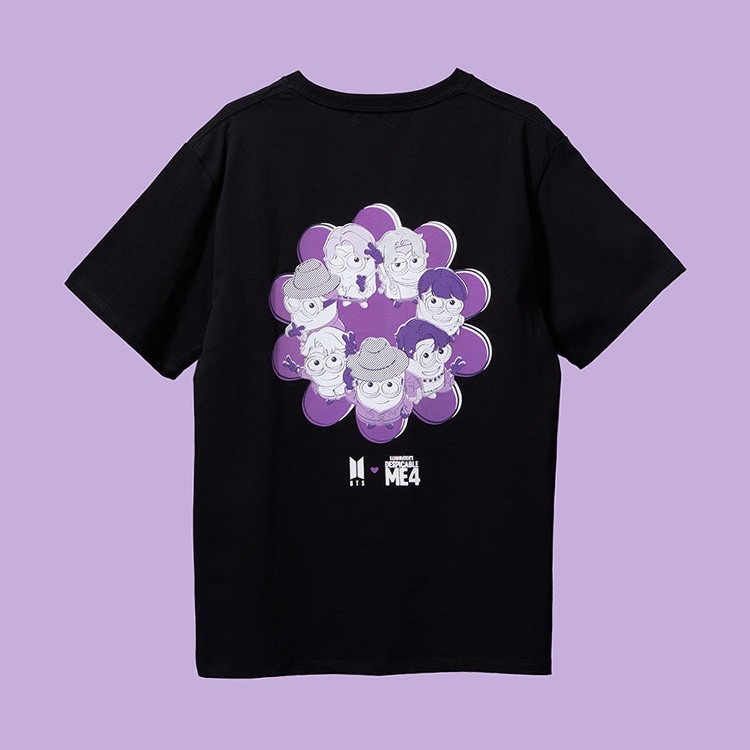 BTS X Despicable Me 4 DM4 Curto Preto | Shopee Brasil