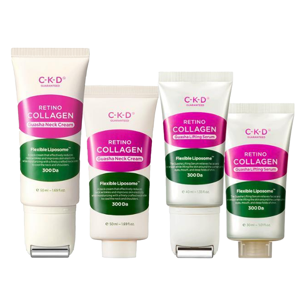 Ckd Retino Collagen Low Moleculer 300 Guasha Neck Cream 50ml, 30ml ...