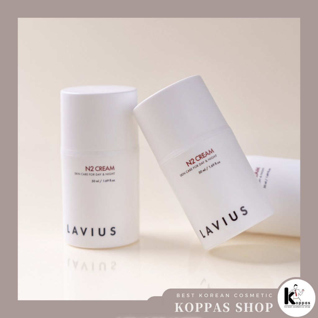 [LAVIUS] N2 CREAM 50ml Cuidados Com A Pele Coreanos Para O Dia E Noite ...
