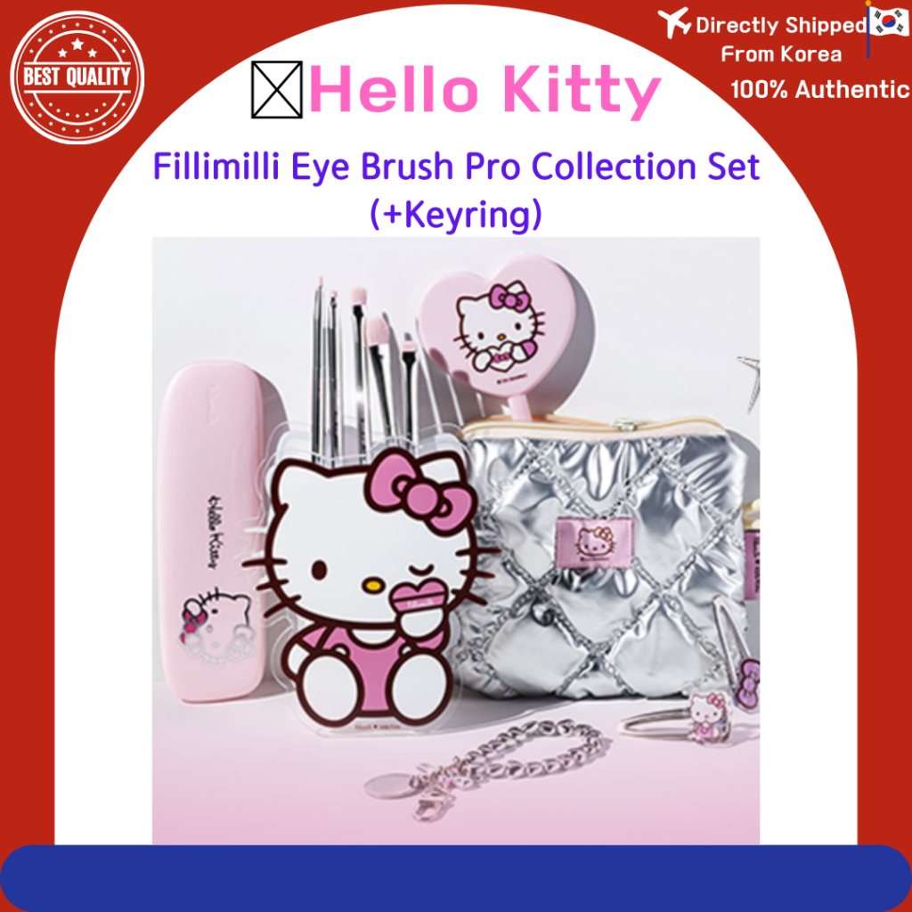 [Hello Kitty] Coleção Cool Kitsch Edition Eye Brush Pro (5 Pincéis ...