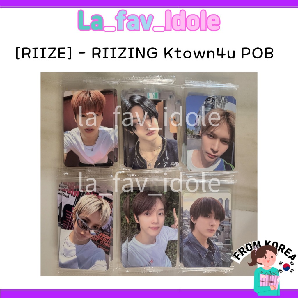 [RIIZE]-RIIZING Ktown4u POB (Sem Conjunto Duplicado De 6 Membros 1 ...