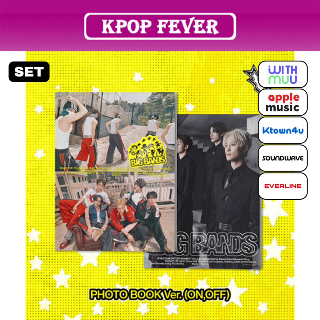 WayV [BIG BANDS] 7th Mini Album / Photobook Ver (SET) + POB | Shopee Brasil