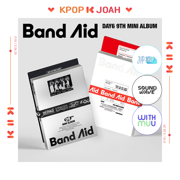 [2 SET][POB] DAY6 [BAND AID] 9th MINI ALBUM (2nd Sep.2024) | Shopee Brasil