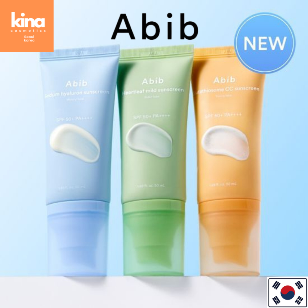 Protetor Solar Abib 3 Tipos (Tubo Tonificante CC Glutinoso , Aquoso De ...