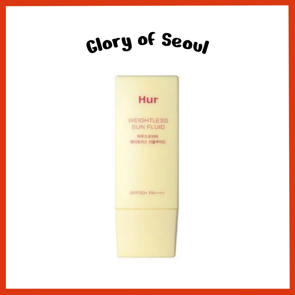 [House of HUR] Weightless Sun Fluid, 50mL | SPF50+, PA++++ | Shopee Brasil