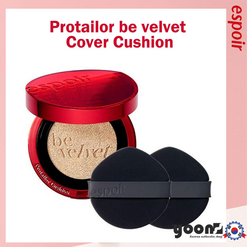 [espoir] Protailor Ser Almofada De Veludo 13g + puff SPF34 PA + _From ...