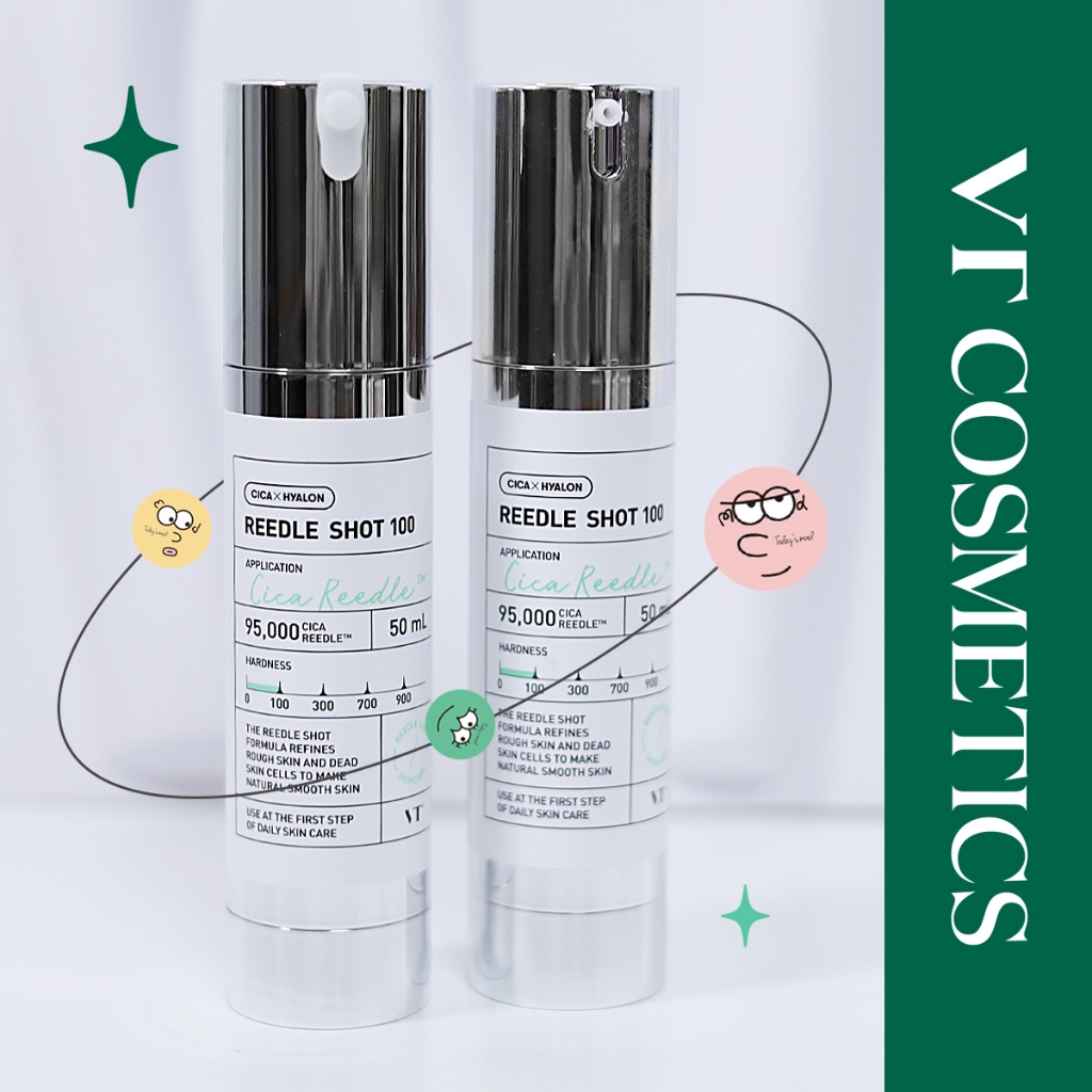 [VT COSMETICS] REEDLE SHOT 100 Essência 50ml | Micro Agulha Spicule CICA | Shopee Brasil