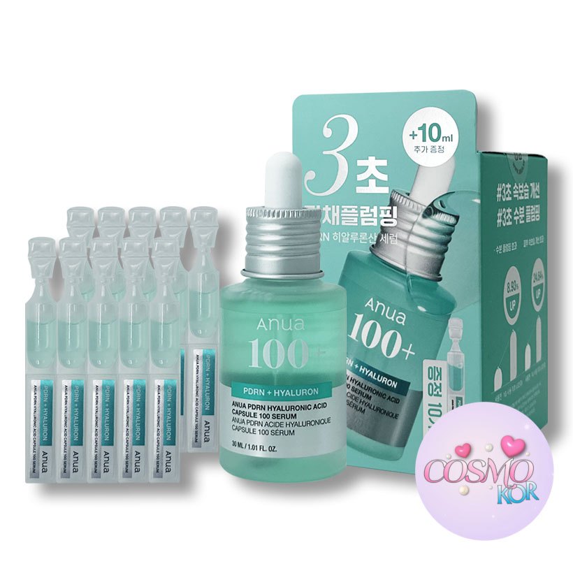 Cápsula De Ácido Hialurônico Anua PDRN 100 Soro 1m * 10ea 30ml | Shopee Brasil