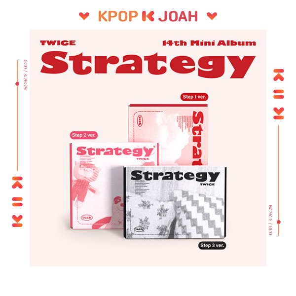 TWICE [STRATEGY] 14th Mini Album (6th Dec.2024) | Shopee Brasil