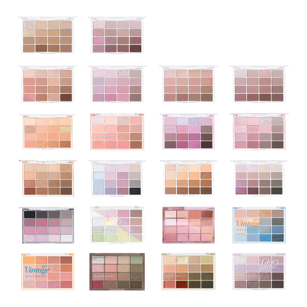 Wakemake Soft Blurring Eye Palette 14g 23colors | Shopee Brasil