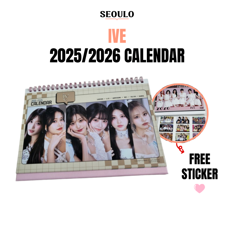 [IVE] Calendário Fotográfico 2025 E 2026 , kpop , Produtos Ídolos | Shopee Brasil