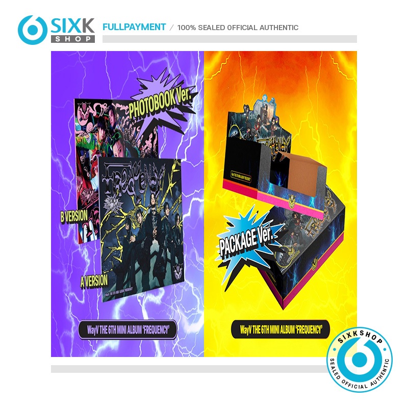 (PHOTOBOOK/PACKAGE ver) WayV 6th Mini Album FREQUENCY | Shopee Brasil