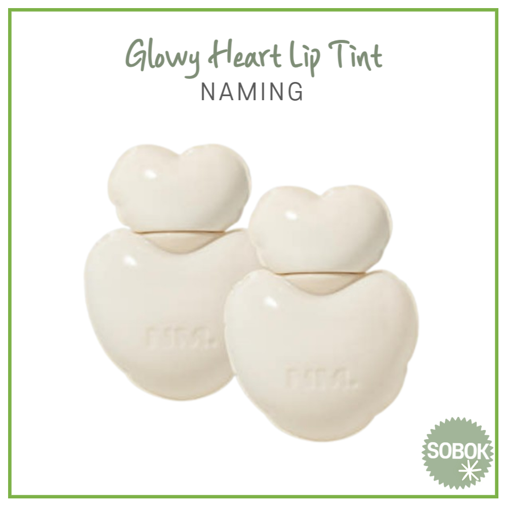 [NAMING] Glowy Heart Lip Tint 20 Cores 4.7g Tonalidade Lábio Coração ...