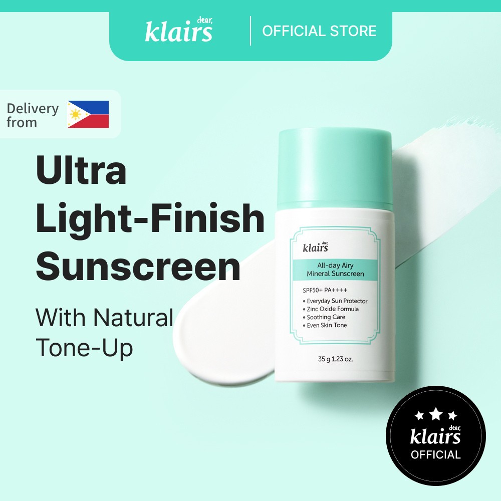 Klairs Tone-up Protetor mineral Solar Arejado O Dia Todo 35g | Shopee ...
