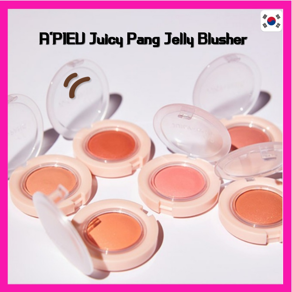 [A'PIEU] APIEU Juicy Pang Jelly Blush-4.8g/6 Cores/Da Coreia | Shopee ...
