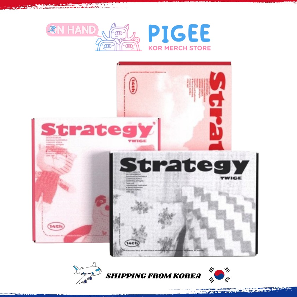 TWICE - [ STRATEGY ] 14TH MINI ALBUM | Shopee Brasil