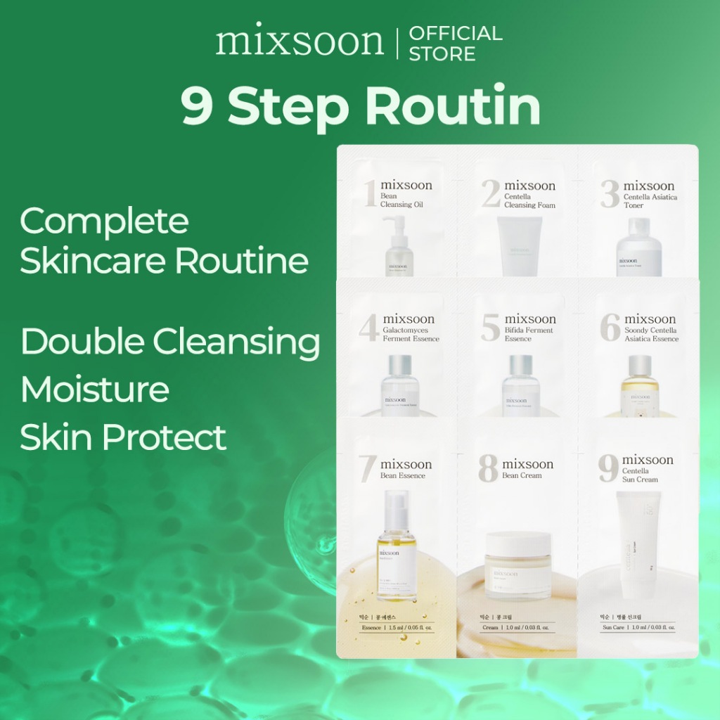 mixsoon 9 Step Rotina-Completa Para A Pele 1ml | Shopee Brasil