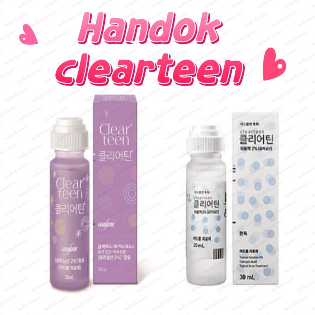 HANDOK Clearteen 30ml Acne Cravo Whitehead Spot Treatment BHA Clear Teen Mamamoo Moonbyul K ...