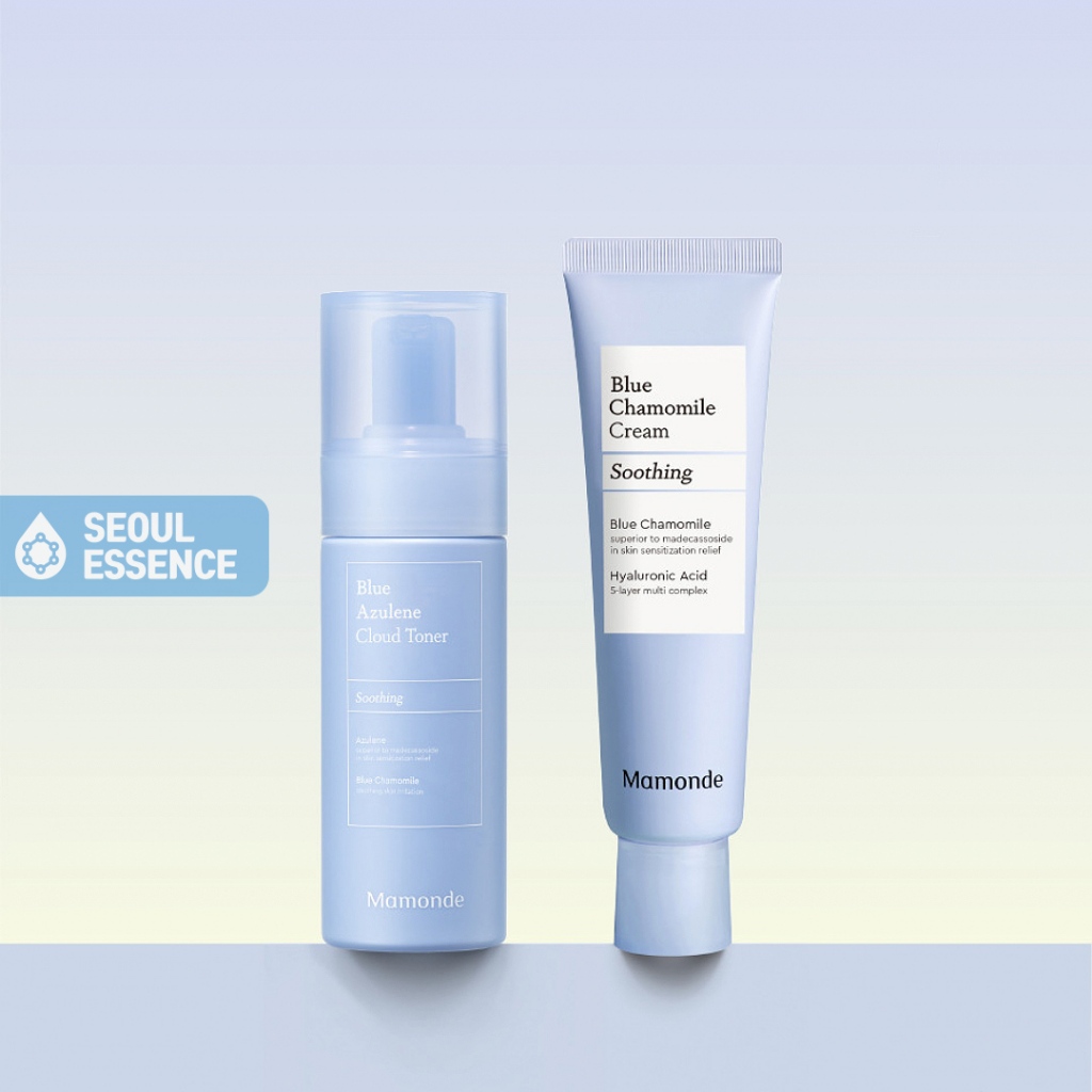 Creme Calmante Mamonde Blue Camomila/Toner Azulene Cloud 150ml-Item ...