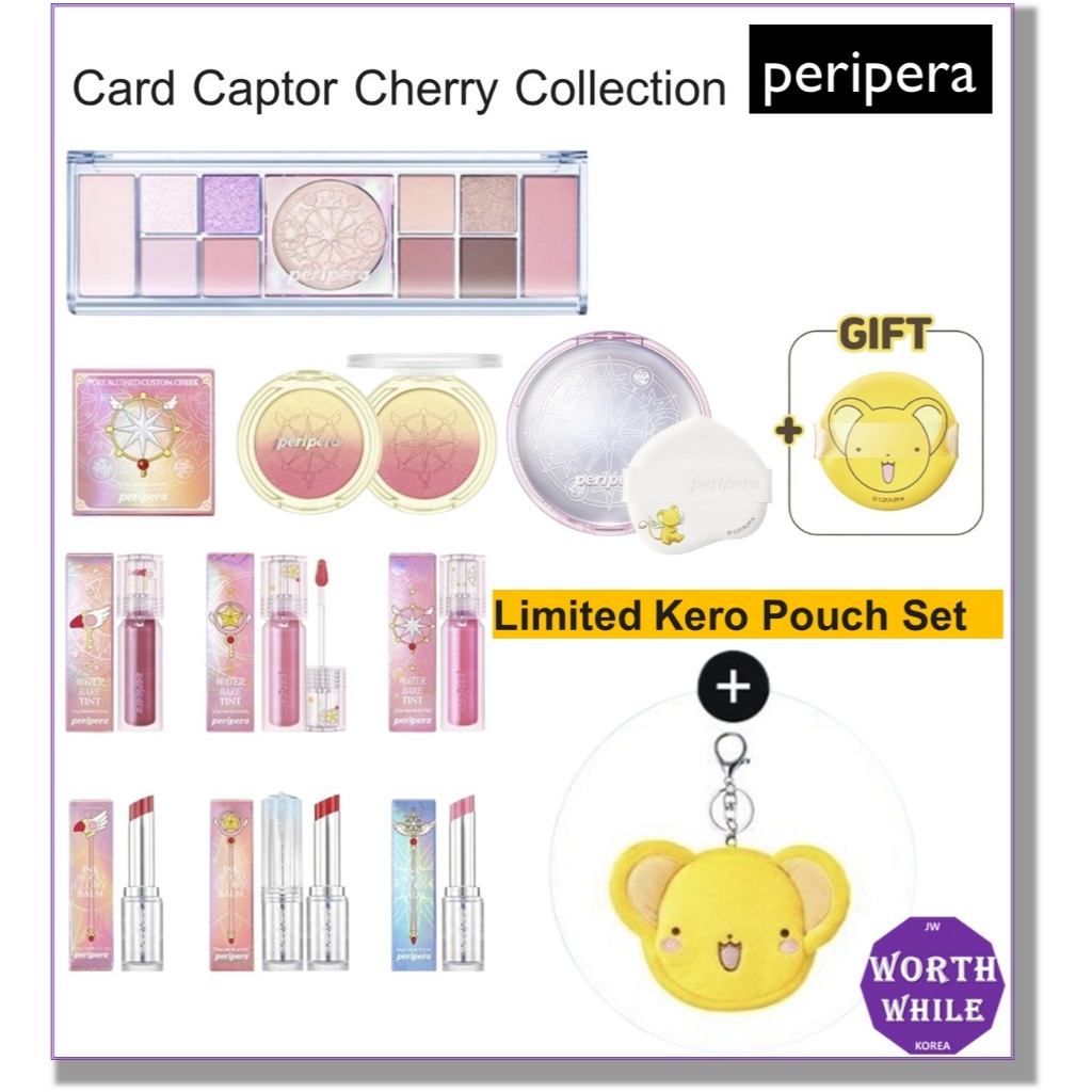 peripera Card Captor Cherry/Sakura Collection Mood Like Palette 5 Personalizado Cheek Water Bare ...
