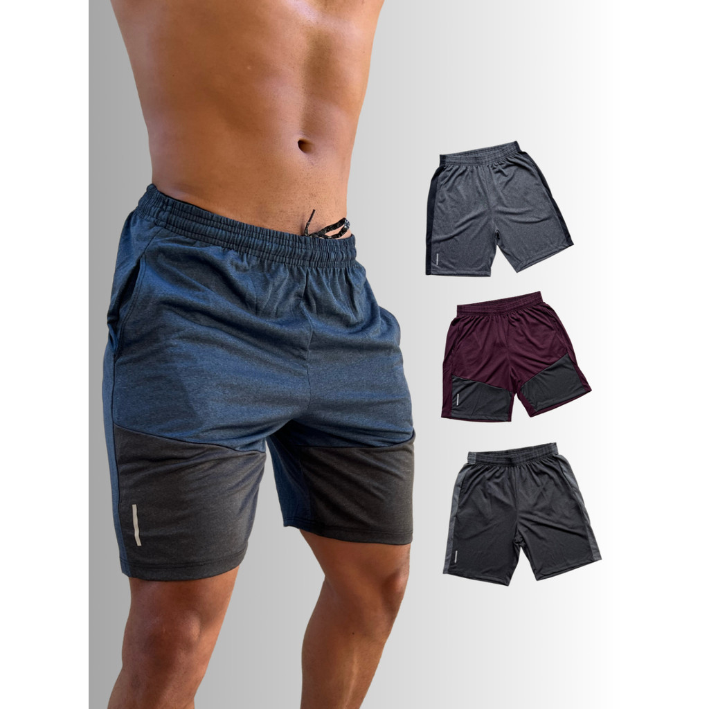 Bermuda Masculina Short Dry Fit Academia Moda Fitness Shorts de Treino ...