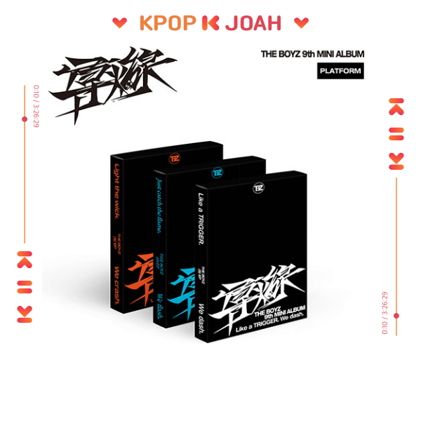 (PLATFORM ver.) THE BOYZ [TRIGGER] 9th MINI ALBUM (29th Oct.2024) | Shopee Brasil