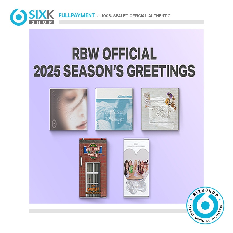 (BIZENT MALL POB) RBW 2025 Season's Greetings | Shopee Brasil