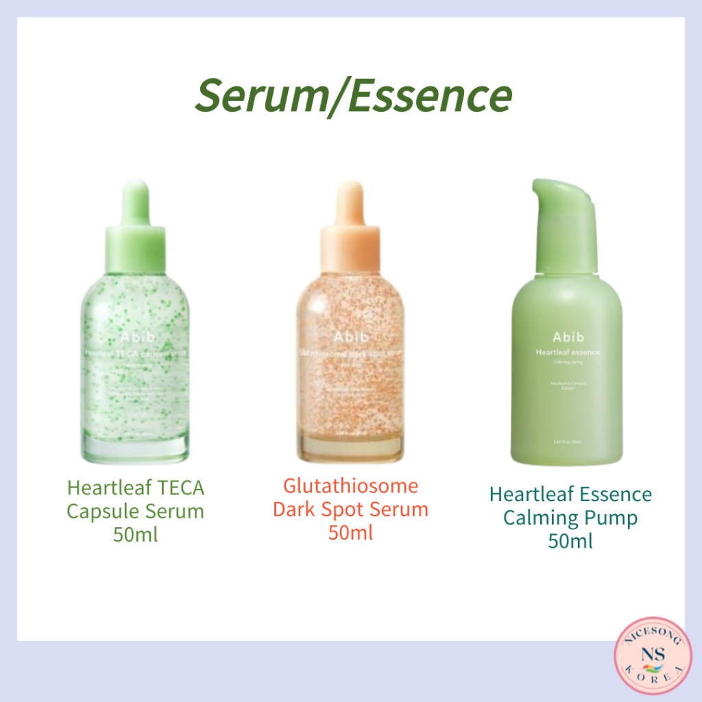 [Abib] Heartleaf TECA Capsule Serum 50ml/Glitathiosome Dark Spot Essence Bomba Calmante 50ml ...