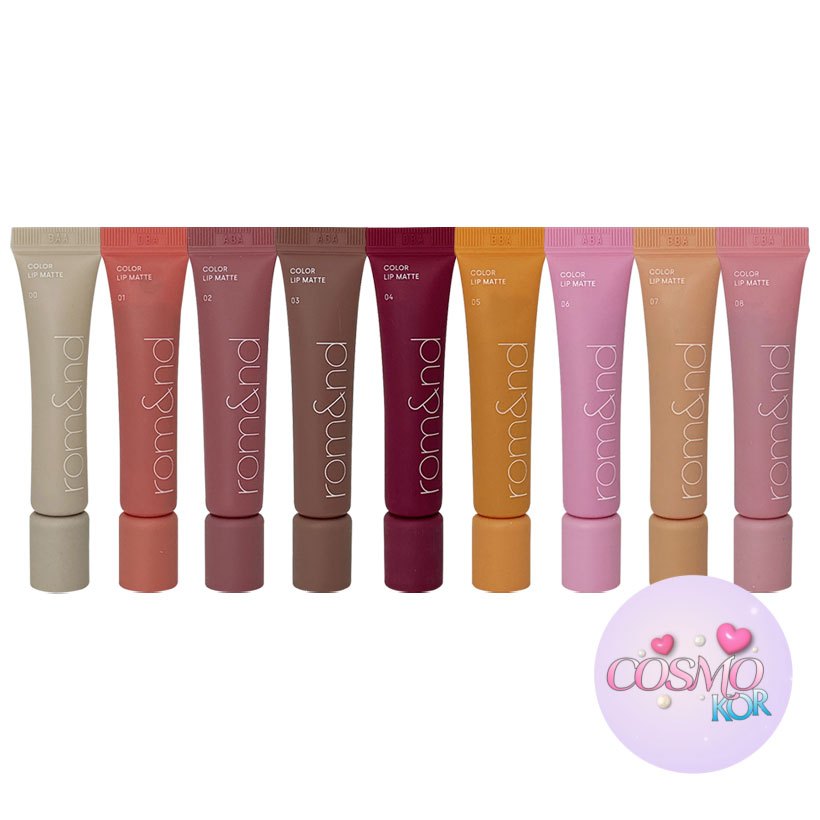 [Romand] COLOR LIP MATTE 9 colors | Shopee Brasil