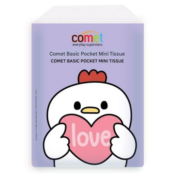 Tecido De Bolso De 3 Camadas De Polpa Natural Básica Komet , 10 ...