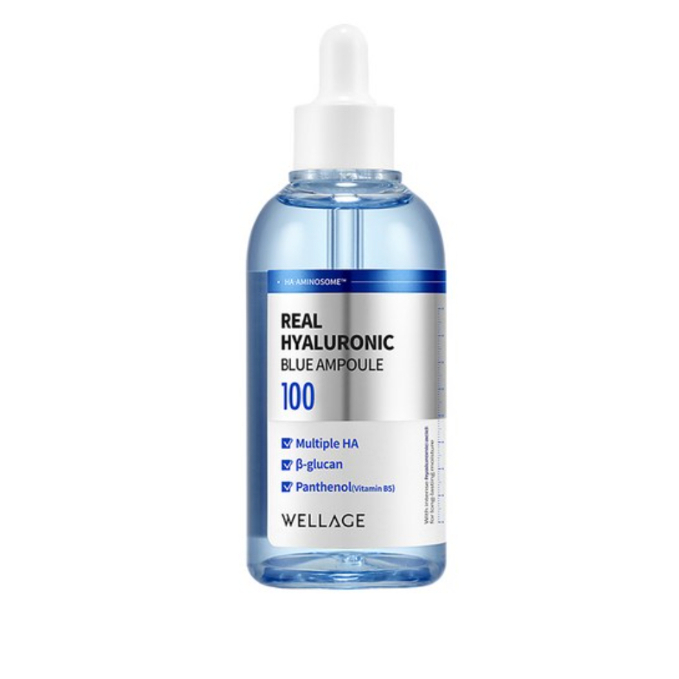 WELLAGE REAL Ampola Azul Hialurônico 100ml-Soro De Hidratação Profunda ...