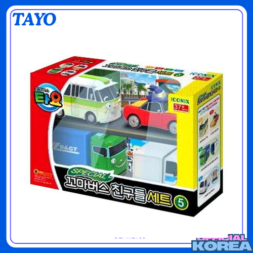 Tayo Special Little Bus & Vehicle Friends Conjunto De 5-Buba , Luchy ...