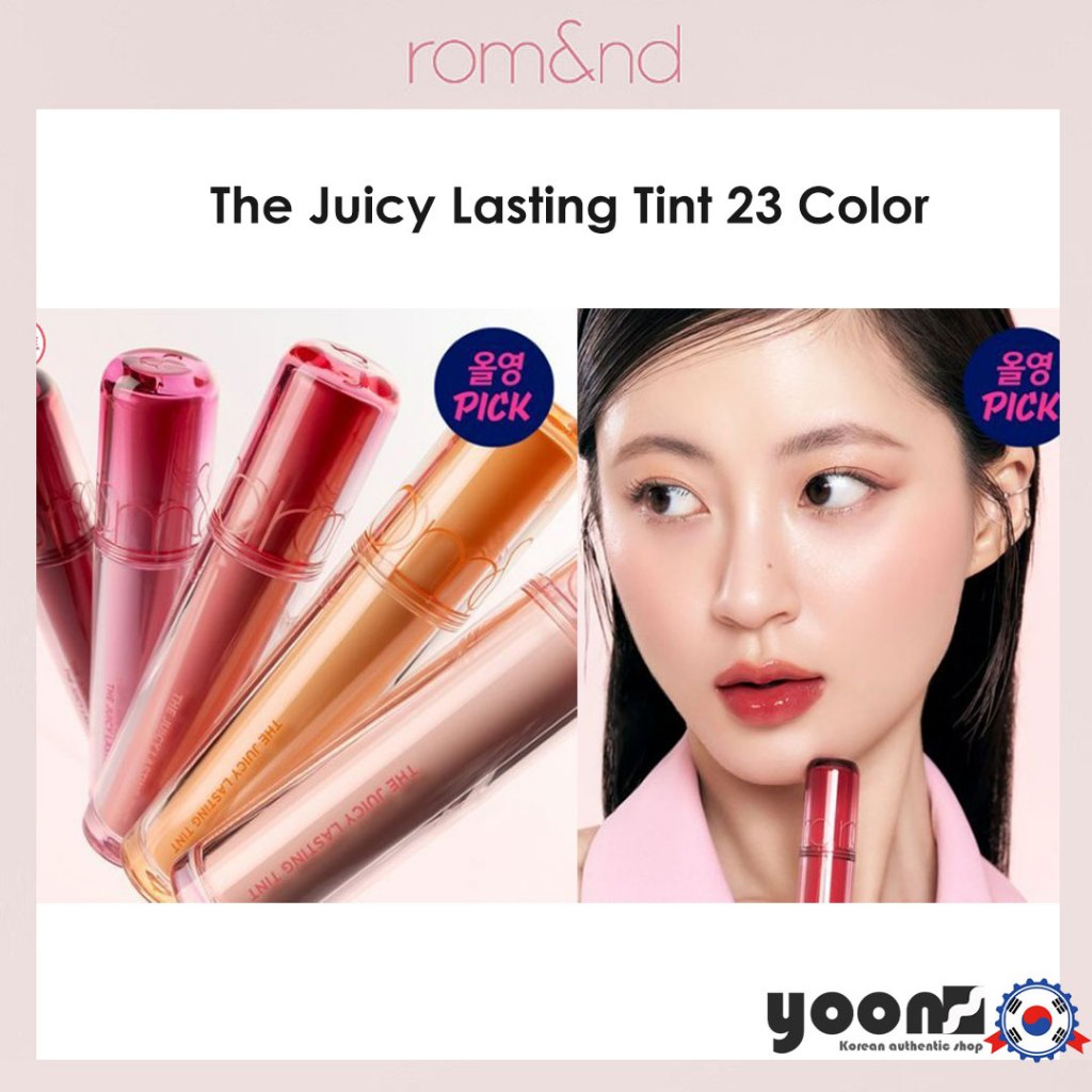 (Novo) [rom & nd] The Juicy Lasting Tint 23 Color_da Coreia | Shopee Brasil