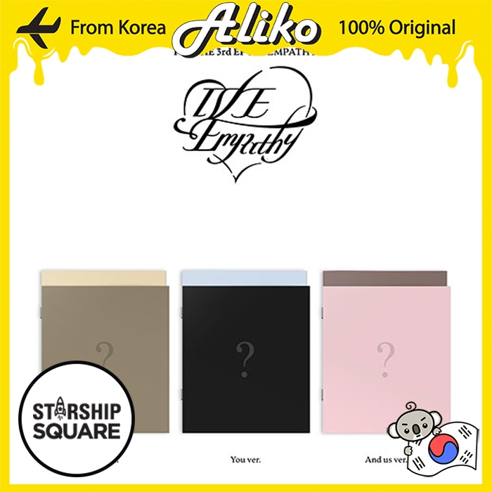 IVE - IVE EMPATHY (ME, YOU, And US, LOVED IVE Version) | Shopee Brasil
